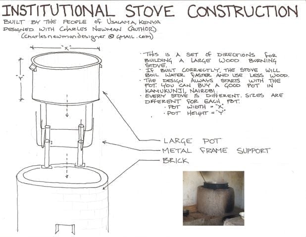 How to build a wood burning institutional stove | Engineering For Change