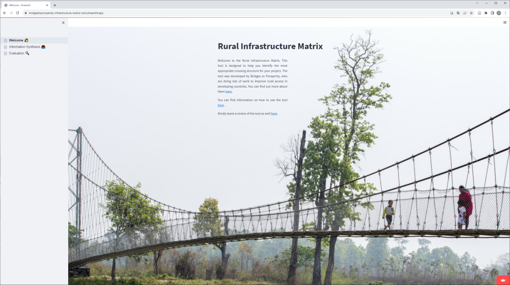 Development of a Rural Transport Infrastructure Planning Matrix ...